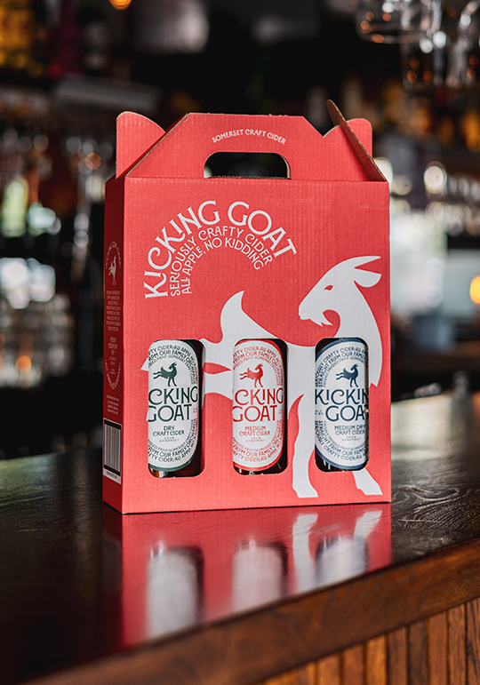 Kicking Goat Cider 3 bottle gift pack